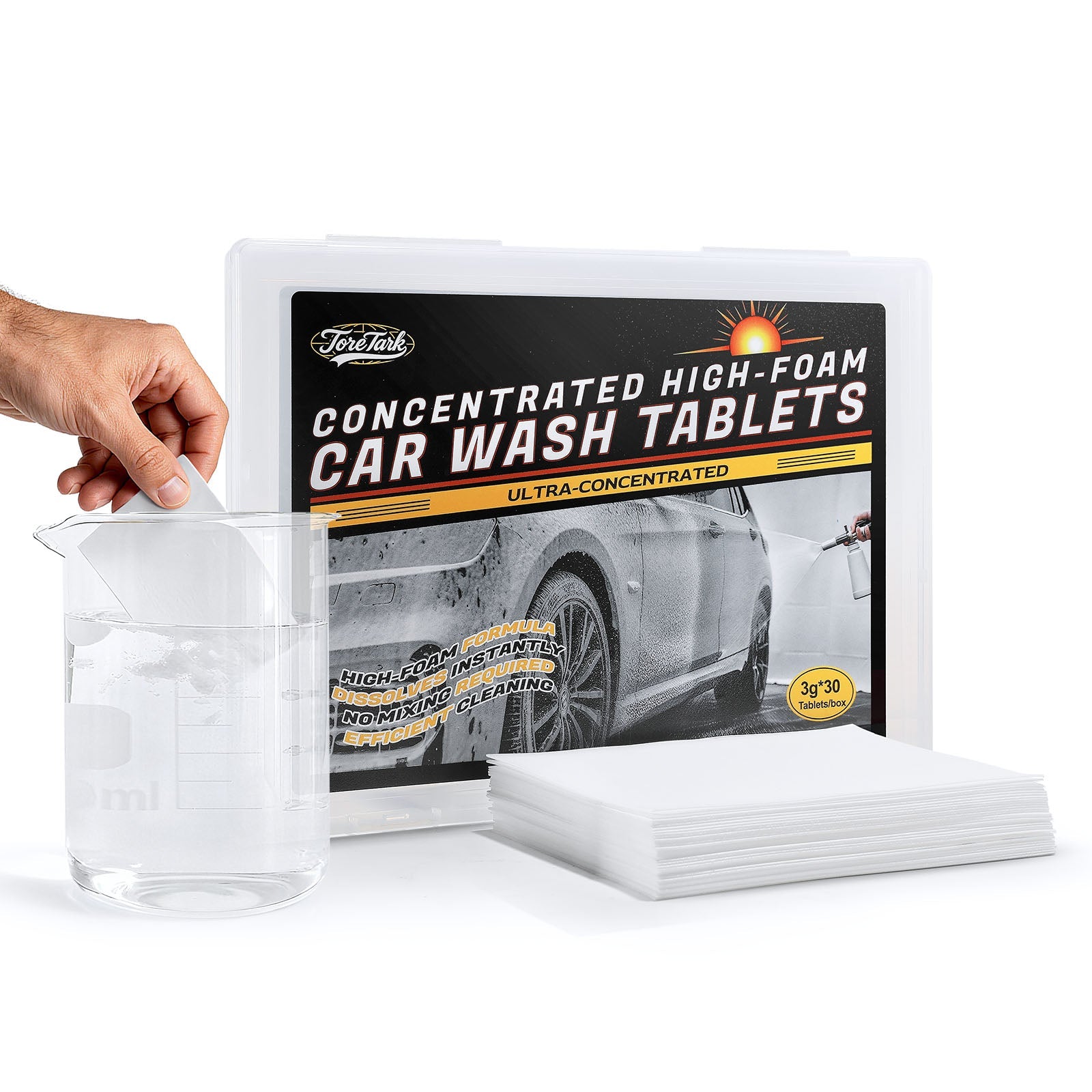 Ultra-Concentrated High-Foam Car Wash Tablets – toretark.uk